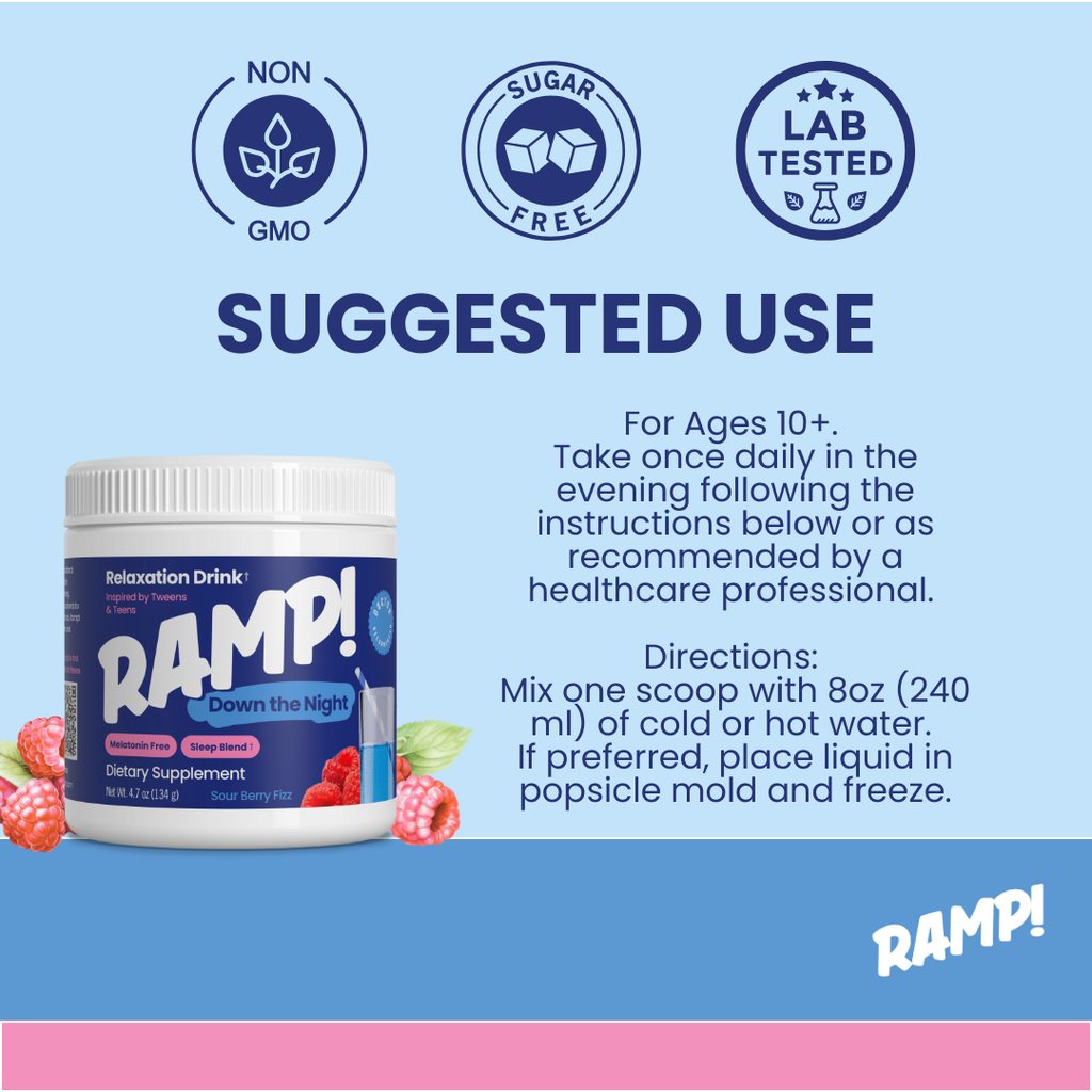 Ramp Down the Night | Natural Supplement for Stress Relief | Drink Ramp!