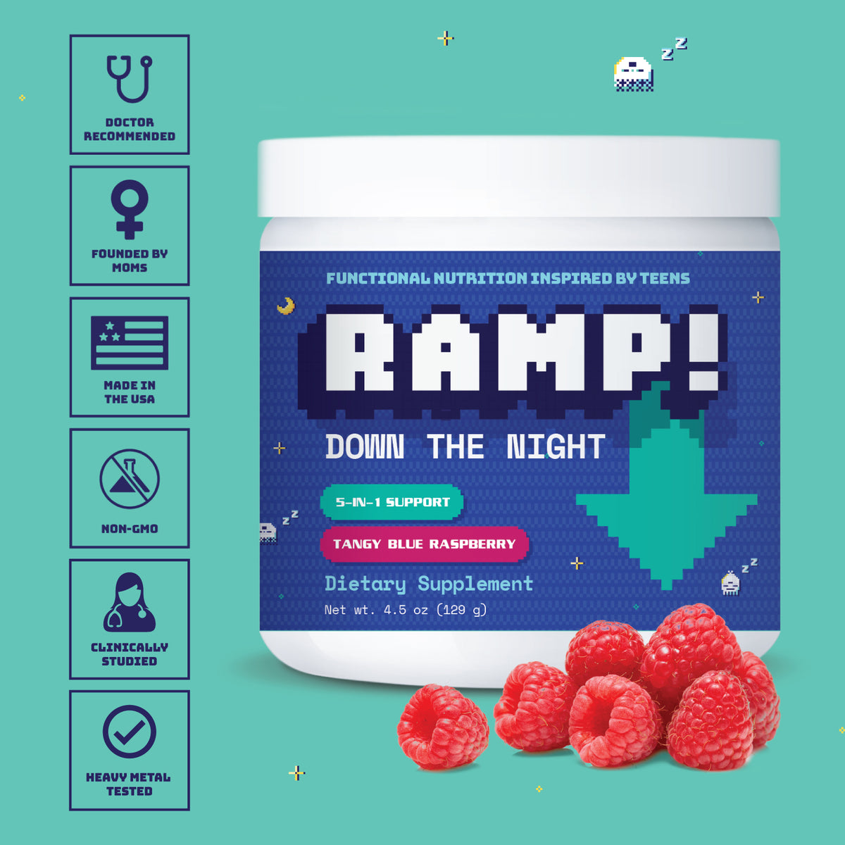 Ramp Down the Night | Natural Supplement for Stress Relief | Drink Ramp!